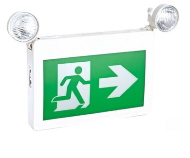 Combination Running Man Exit Sign - LED Lights Canada