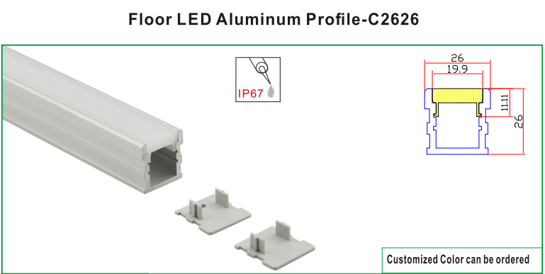 Specialty Aluminum Profile with Lens